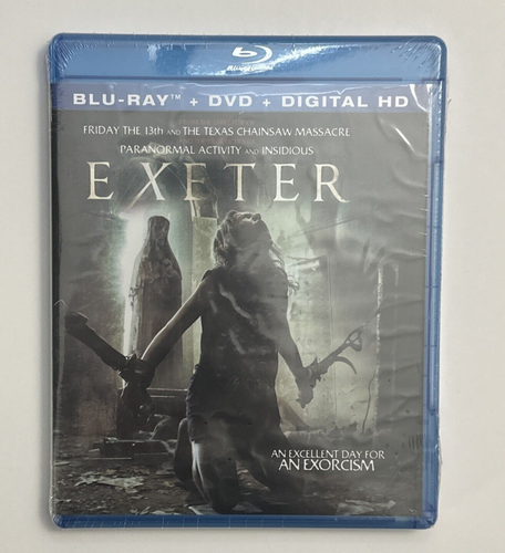 EXETER (Blu-ray, DVD 2-Disc Combo Pack) OOP NEW SEALED Horror HTF ...