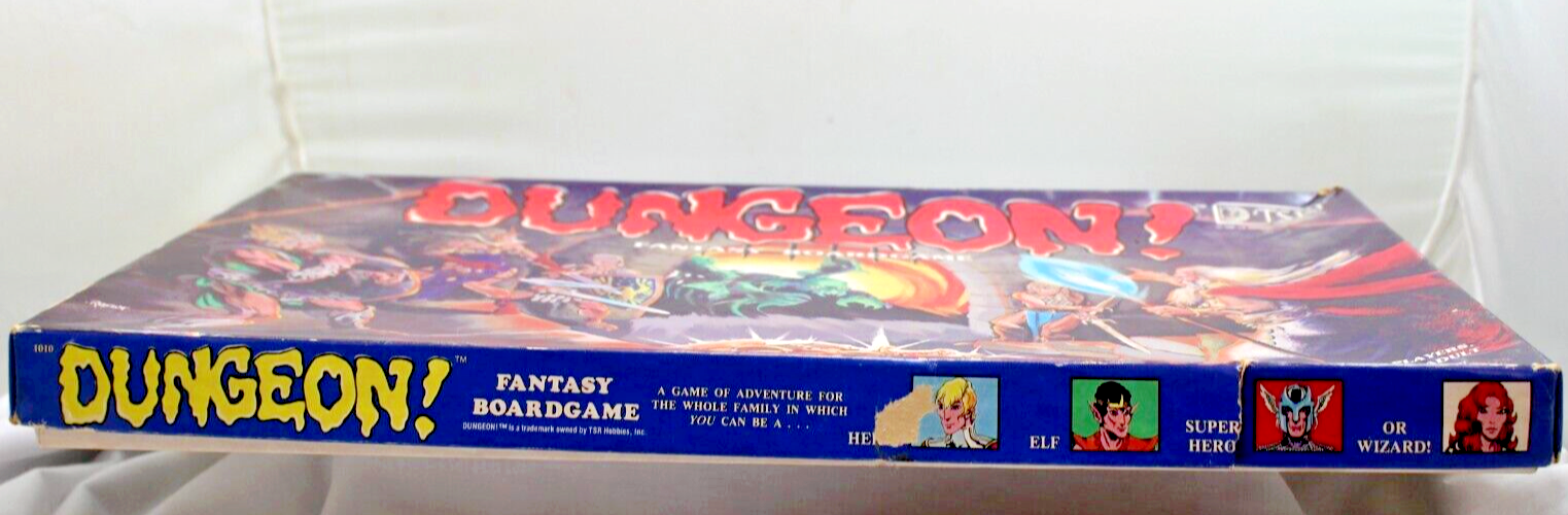 Vintage 1981 TSR Dungeon Fantasy Board Game Dungeons & Dragons ...