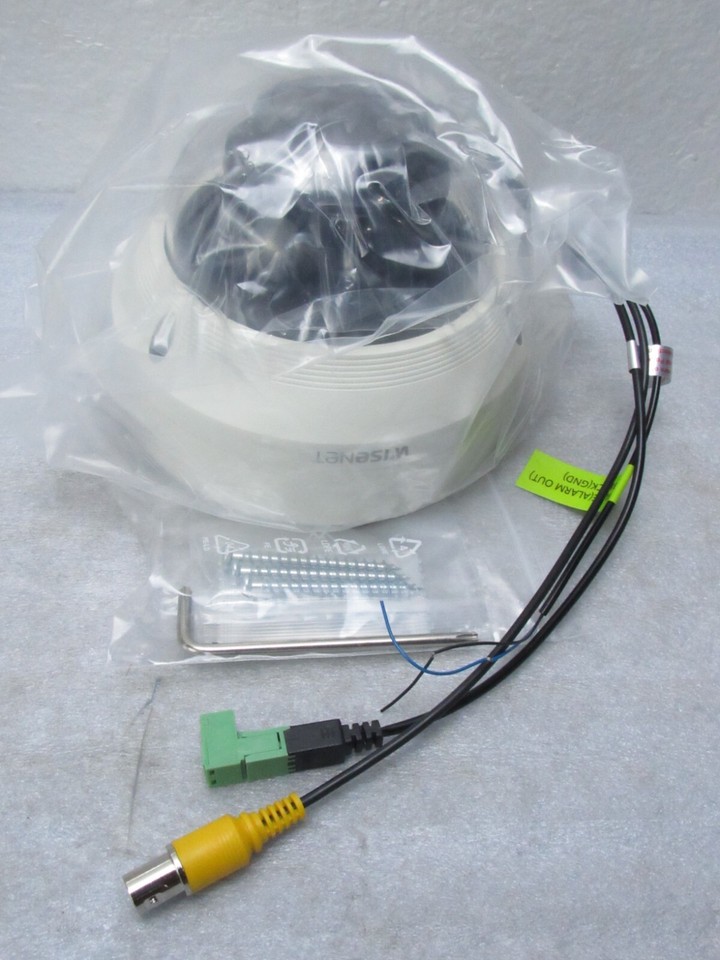 Wisenet SCV-6085R Analog HD (AHD 1920x1080) Vandal Resistant Dome ...