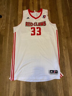 Craig Brackins Maine Red Claws Game Used Worn White Home Jersey NBA D ...