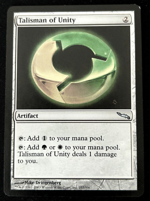1x MTG Talisman of Unity - Mirrodin (MRD) #257 | eBay