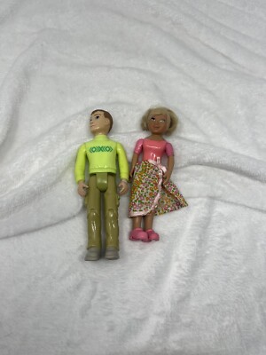 2 Learning Curve Doll House Figures LCB Man And Woman 6” | eBay