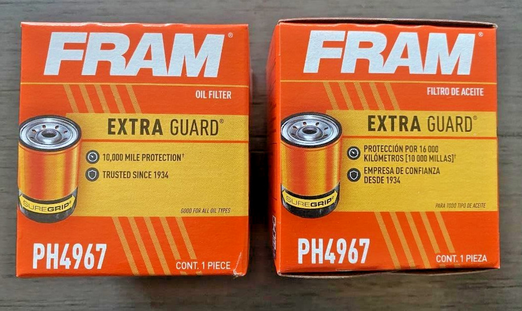 Fram PH4967 - cross reference oil filters | oilfilter-crossreference.com