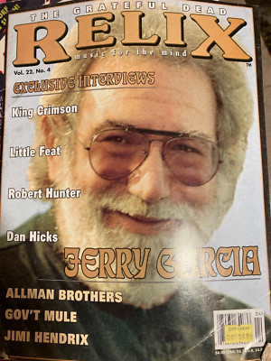 1995 RELIX Rock Music Magazine - Jerry Garcia Cover Magazine - | eBay