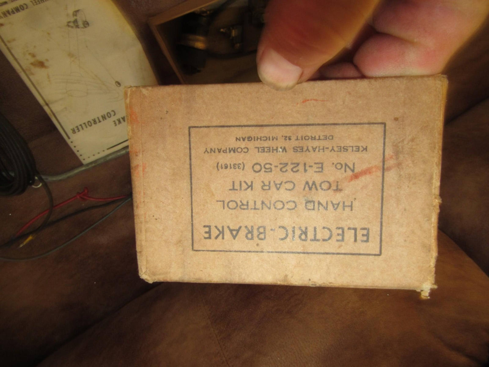 VINTAGE 1950'S KELSEY HAYES ELECTRIC BRAKE HAND CONTROL | eBay