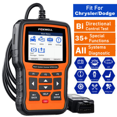 Bidirectional OBD2 Scanner for Chrysler/Jeep/Dodge All System ...