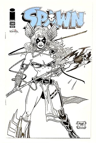 Angela Spawn 240 Original Comic Art Marvel Sketch Cover Signed Comic ...