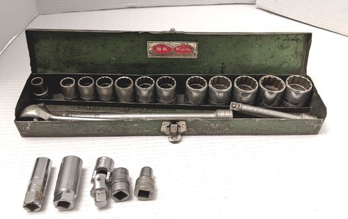 Vintage USA Made SK WAYNE SOCKET SET With 5 PC Different Brand | eBay