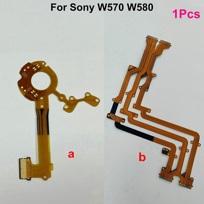 For Sony W570 W580 Camera Lens Shutter Aperture LCD Screen Hinge Flex ...