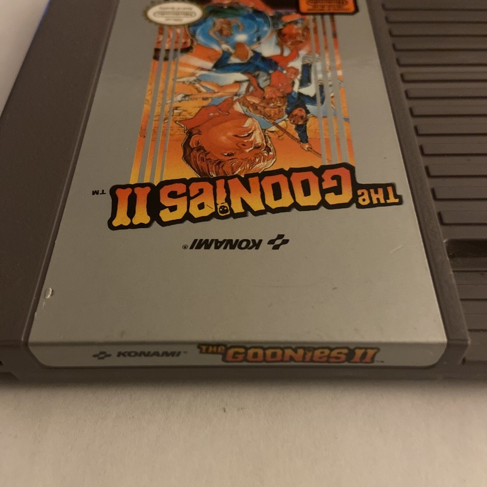 The Goonies II 2 NES Nintendo Entertainment System Cartridge Tested ...