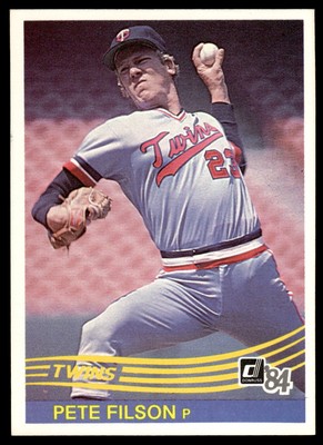 1984 Donruss Pete Filson Rookie #194 13C | eBay