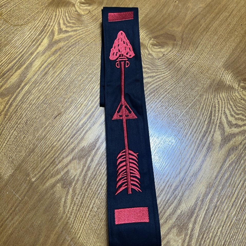 Black With Red Arrow OA Vigil Sash 65” Unofficial Collectors Sash | eBay