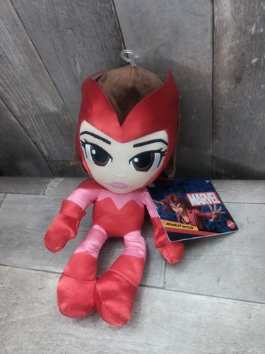 Marvel Comics Plush Scarlet Witch Wanda Maximoff Soft Doll 8” Stuffed ...