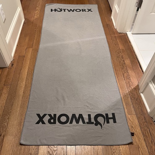 Hotworx Yoga Mat Grip Towel 76" x 29" Non-Slip | eBay
