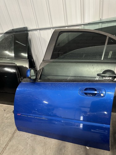 04-07 SUBARU WRX STI OEM DRIVER LH FRONT DOOR WORLD RALLY BLUE WRB | eBay