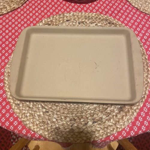 Pampered Chef Medium Bar Pan Stoneware 8 x 11.5 Baking Cookie Sheet ...