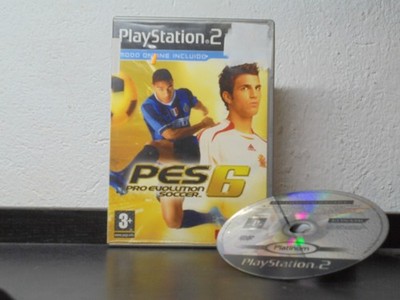 Pro Evolution Soccer 6 PES6 PLAYSTATION 2 PS2 Konami Spagnolo Pal (No ...