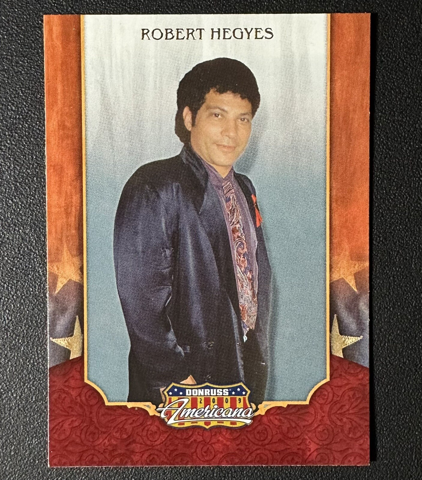 #16 ROBERT HEGYES 2009 Donruss Americana Actor card Welcome Back ...