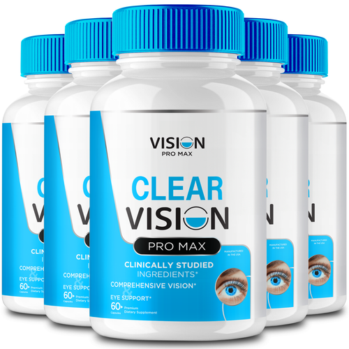 (5 Pack) Clear Vision Pro Max Eye Health Supplements, Eye Vitamin ...