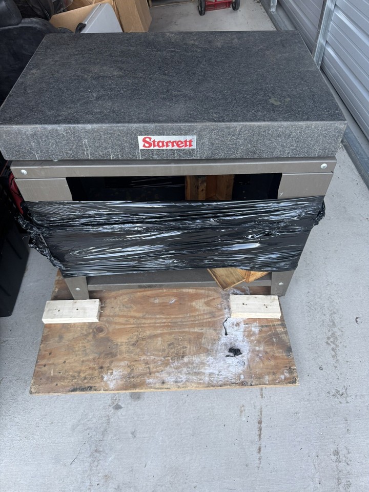 Starrett Granite Surface Table Plate 36 X 24 X 4 1/4 Grade A w/ Heavy ...