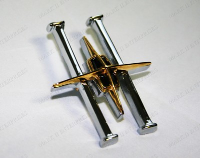 NEW 1956 1957 Continental Mark II MK II Front Fender Emblem Ornament | eBay