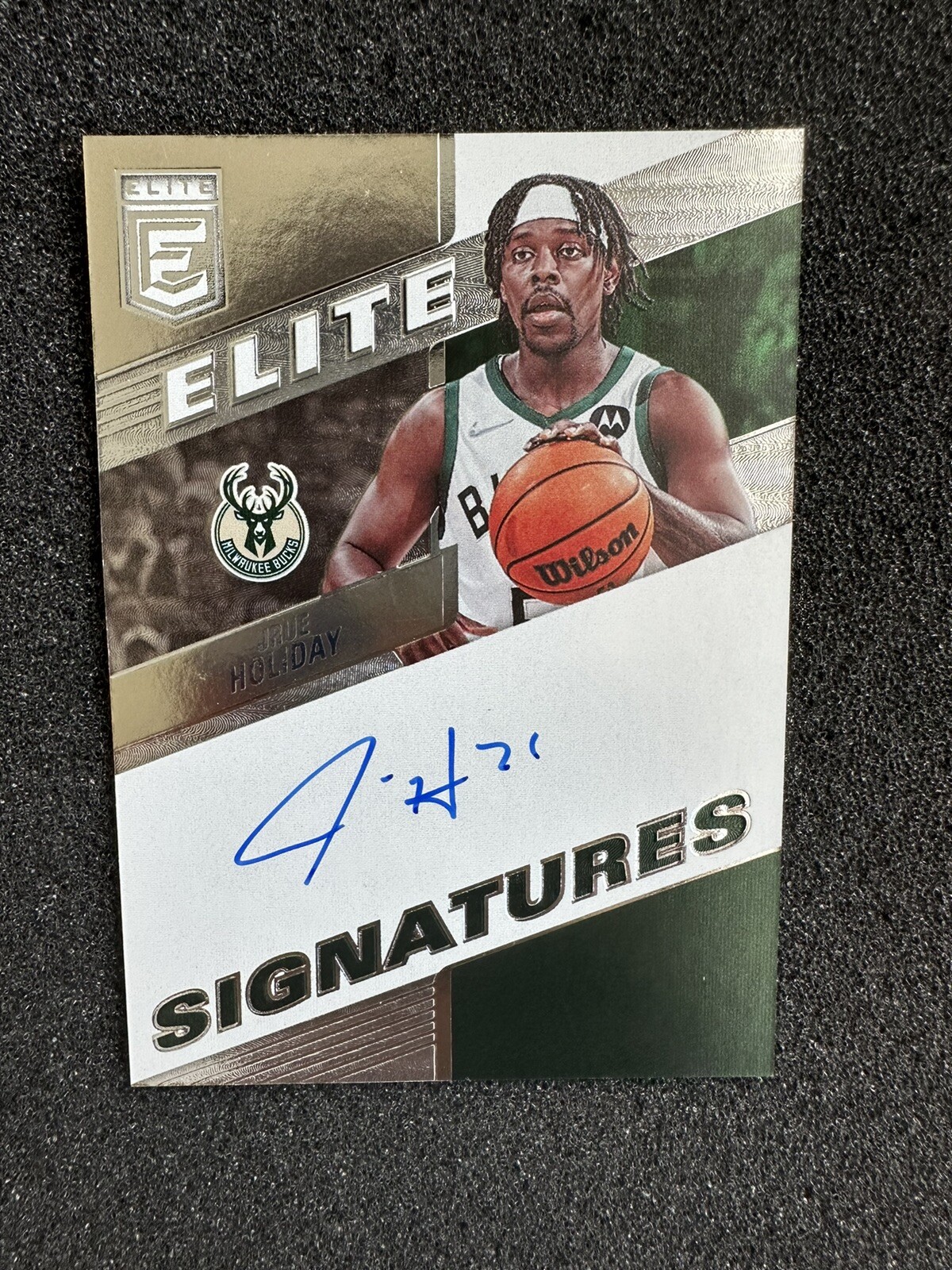 2022-23 Panini Elite Jrue Holiday Signatures On Card Autograph Boston ...