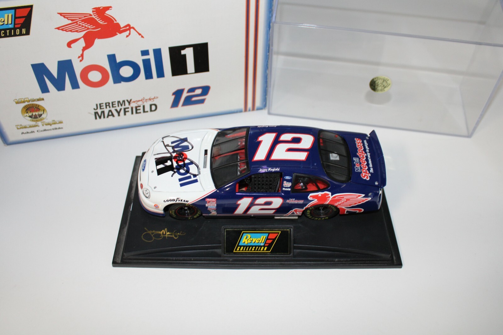 Jeremy Mayfield Autographed Diecast 1/24 car, Revell, signed no COA ...
