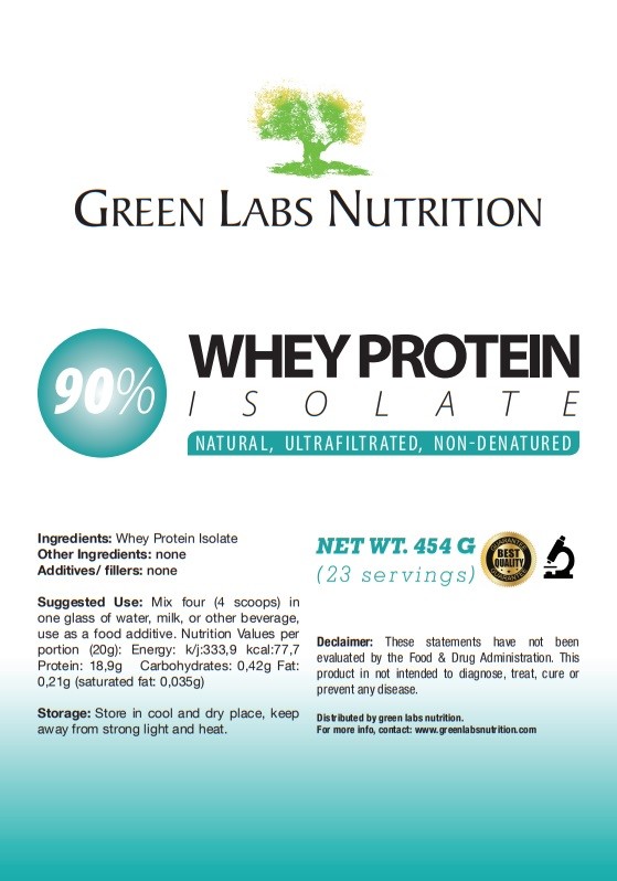Whey Protein Isolate WPI 90% Pure Powder – Unflavored, High Protein ...