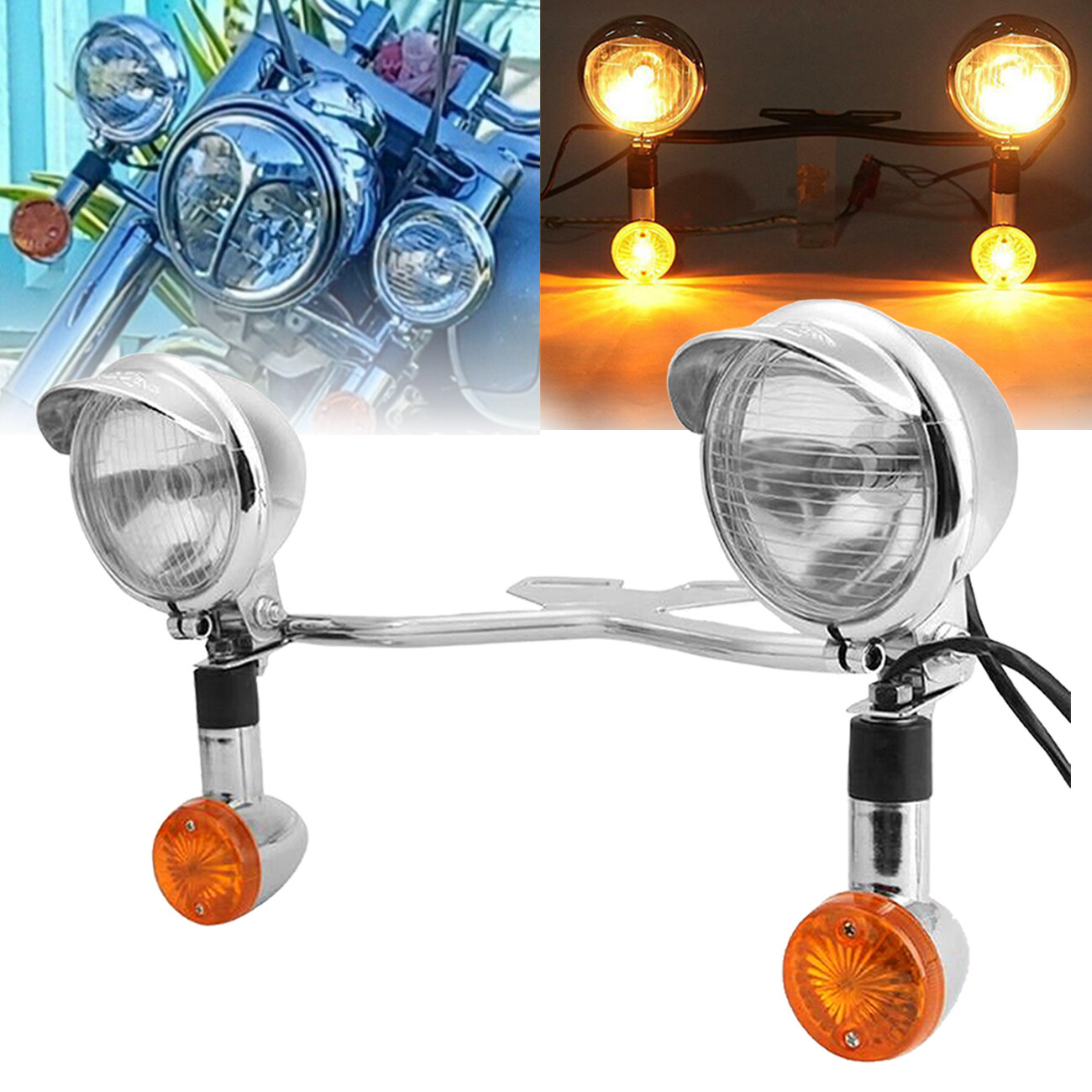 Motorcycle Passing Turn Signals Kit for Kawasaki Vulcan Classic Custom ...