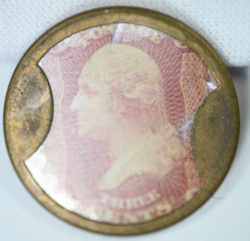 Encased Postage Drake's Plantation Bitters 3 cent 3c Washington Stamp ...