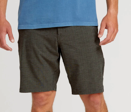 NEW VOLCOM SURF TURF board shorts black hybrid swim Frickin Snt Slub 30 ...