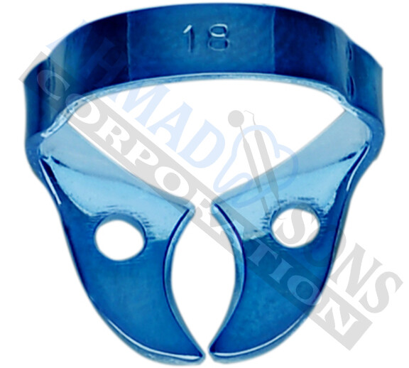 Dental Rubber Dam Tooth Clamps Endodontic Instruments Blue Titanium ...