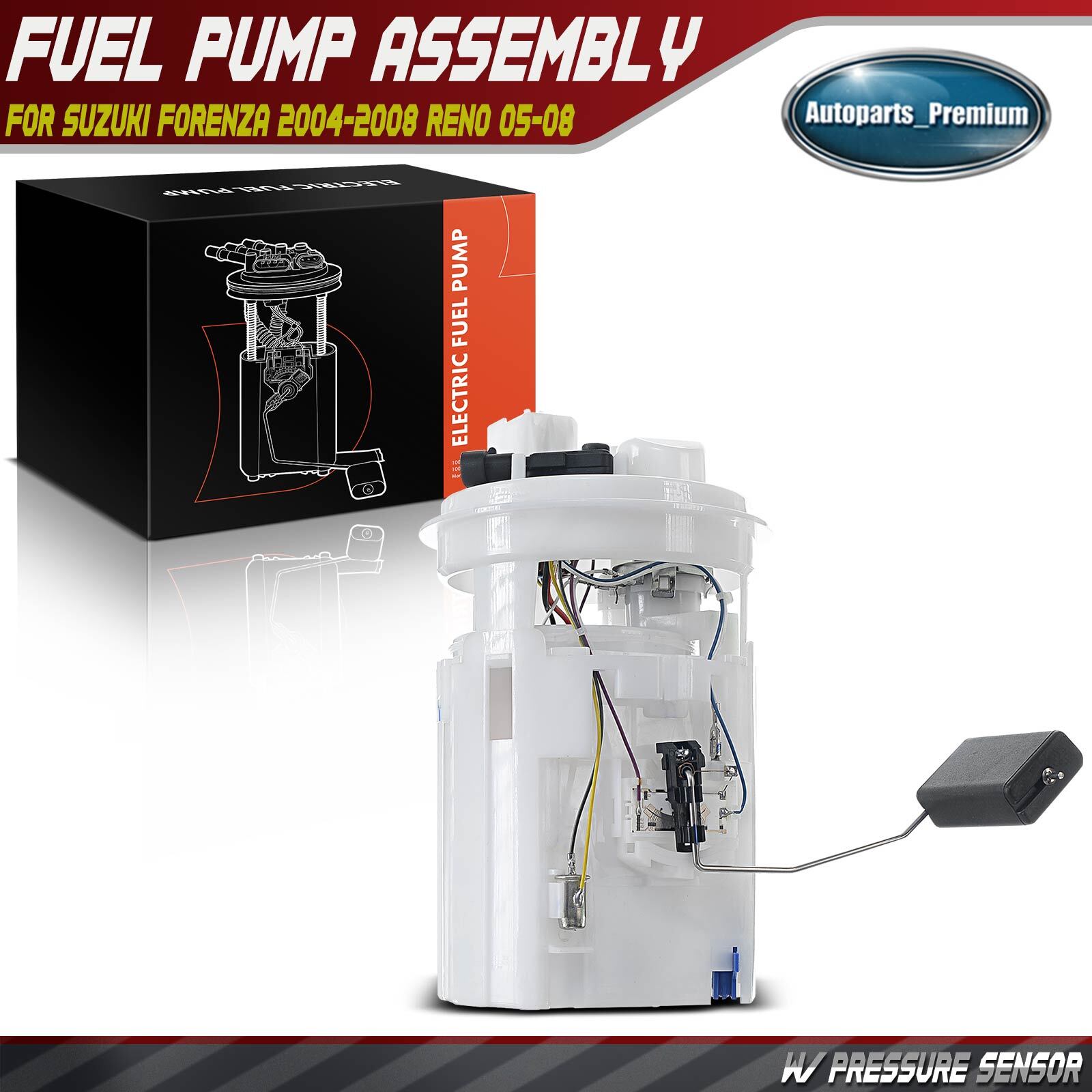 Fuel Pump Assembly W/ Pressure Sensor for Suzuki Forenza Reno 04-08 2 ...
