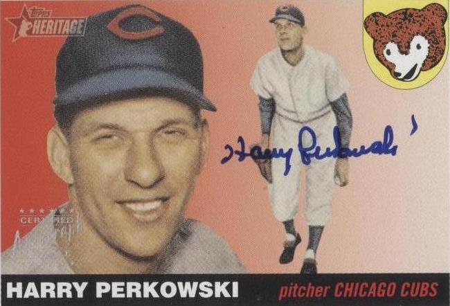 2004 Topps Heritage - Real One Autographs Harry Perkowski #RO-HP (AU ...