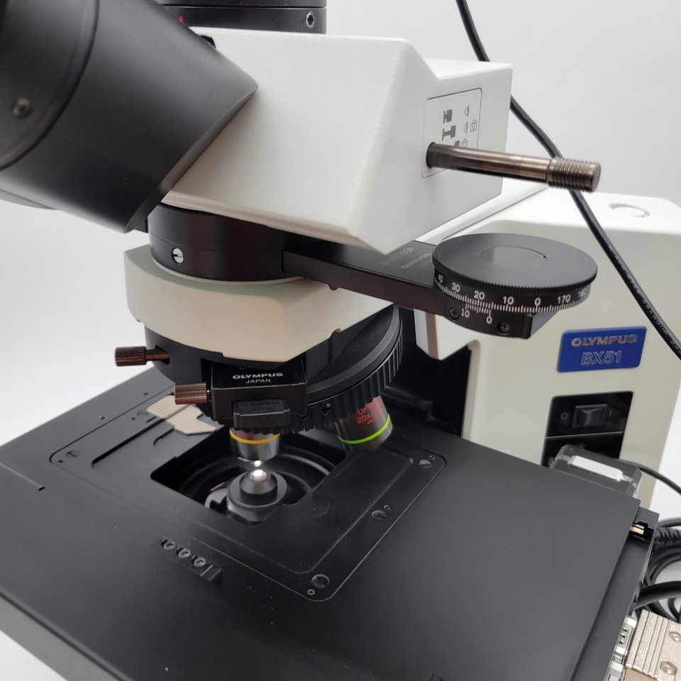 Olympus Microscope BX51 Pol Polarizing with Prior ProScan III Motorized ...