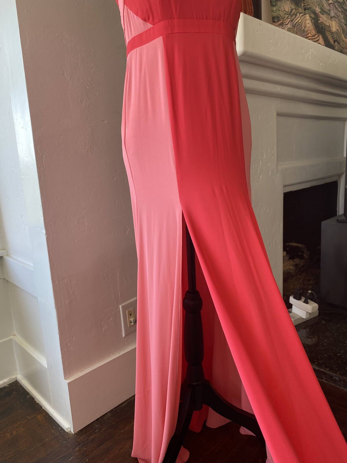 BCBG Maxazria Angela Colorblock Dress Gown NWT New Sz 2 Orig $298 | eBay