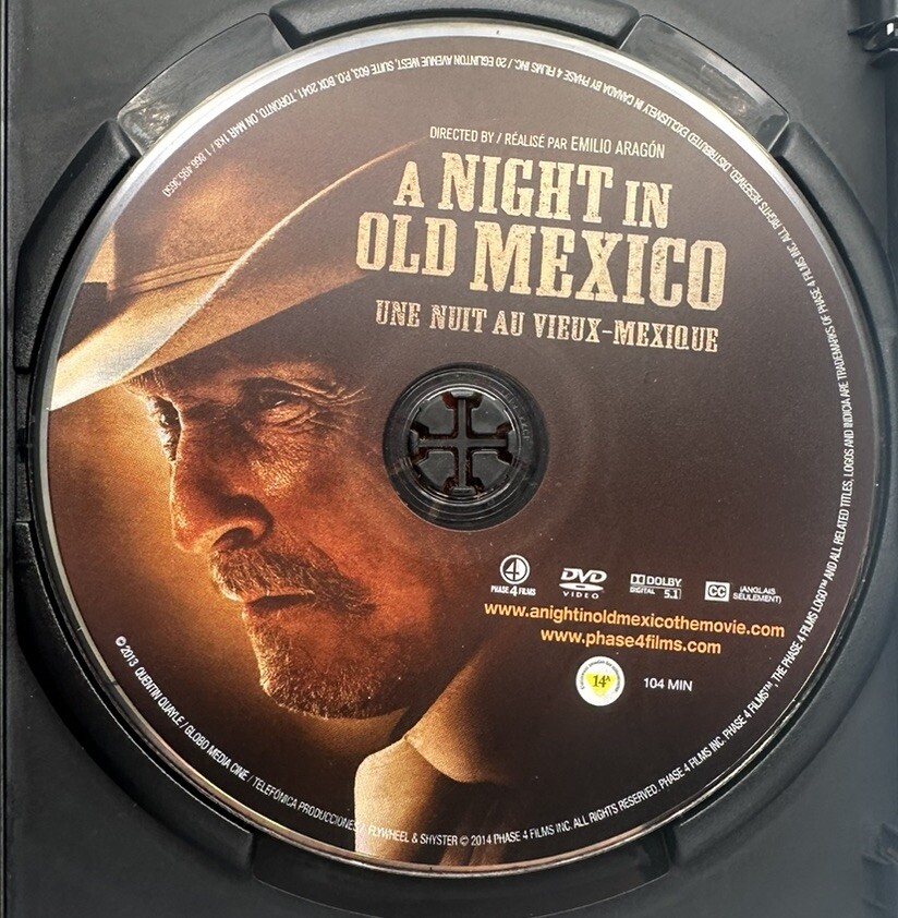 A Night in Old Mexico DVD Widescreen Movie Robert Duvall Jeremy Irvine ...