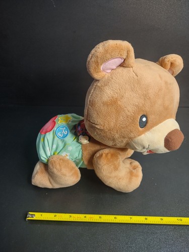 VTech Explore & Crawl Cub Bear Baby Plush Learning Toy Moves Lights Up ...