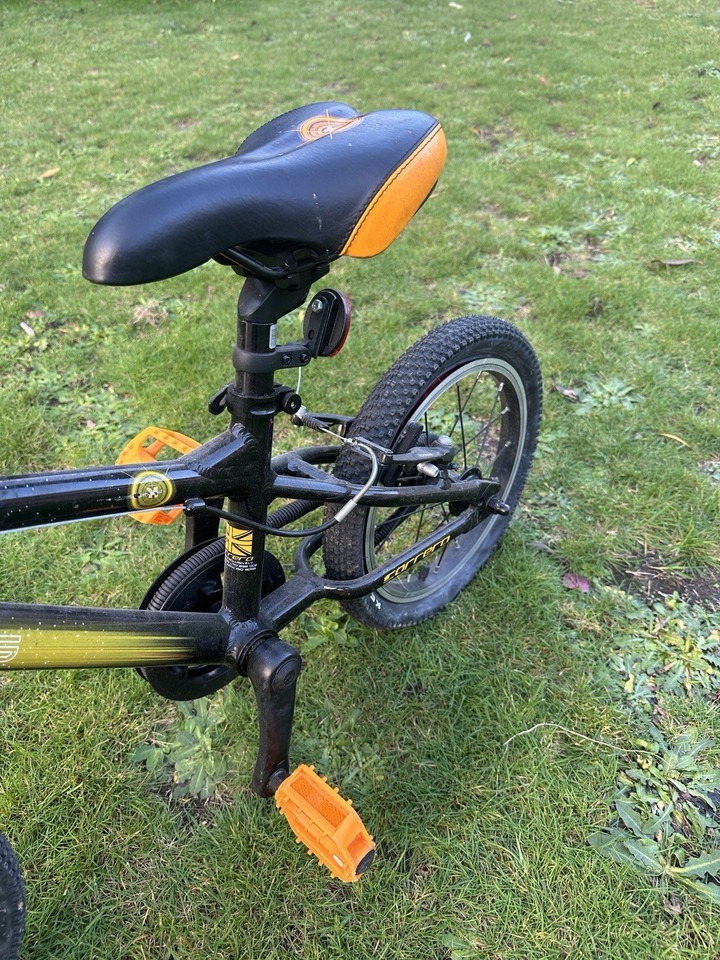 Halfords Carrera Cosmos Children’s Bike Black Orange | eBay UK