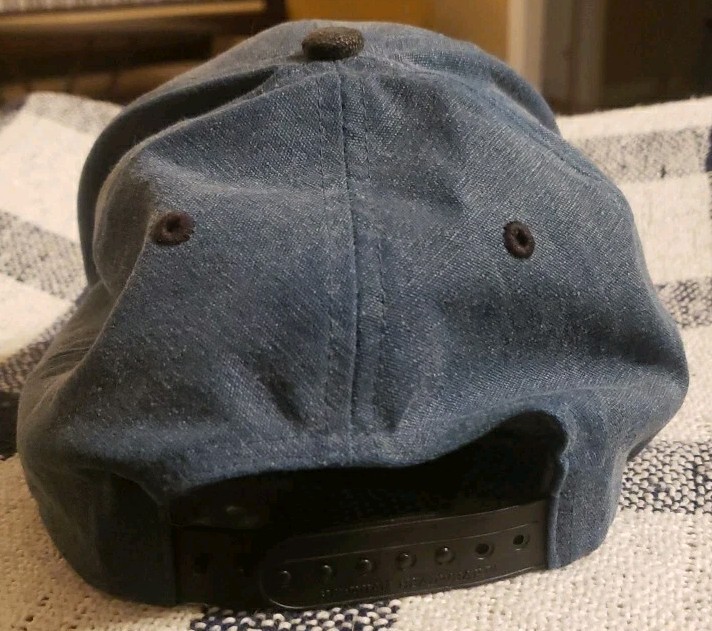 Vintage Maui Hang Loose Hawaiian Headwear Hat Cap Blue And Grey Snap ...