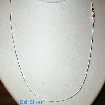 Sterling SILVER Diamond Cut SNAKE CHAIN Necklace 24" | eBay