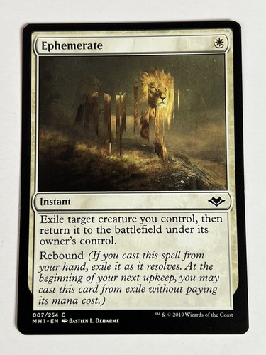 MTG - Ephemerate - Modern Horizons MH1 - M/NM - Magic Commander ...