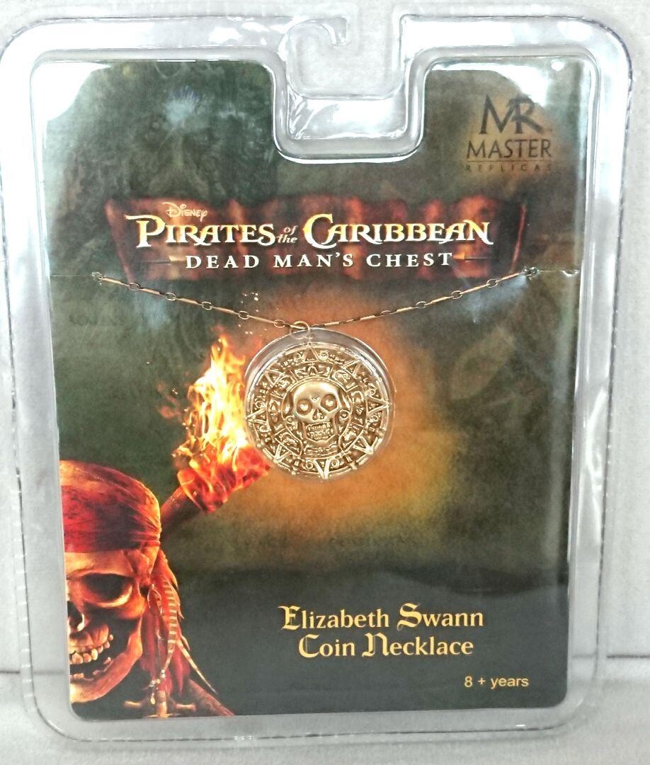Pirates of the Caribbean Aztec Gold Coin Necklace Replica Disney ...