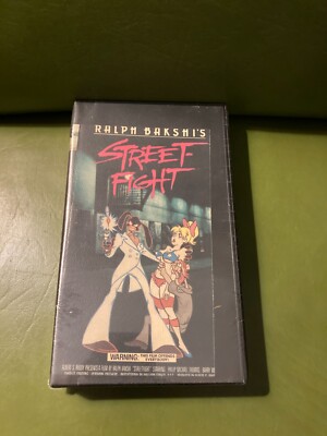 Street Fight - VHS -Coonskin Ralph Bakshi Adult Animation, Rental Copy ...