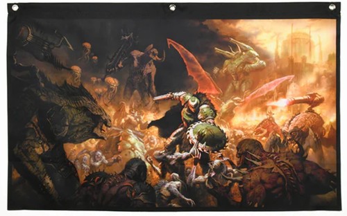 DOOM: The Dark Ages Slayer’s Battle Wall Banner 15x39 TDA Official NEW ...
