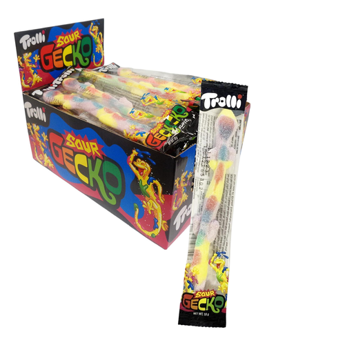 Trolli Sour Gecko x 40 Gummy Candy Halloween Party Favours Stocking ...