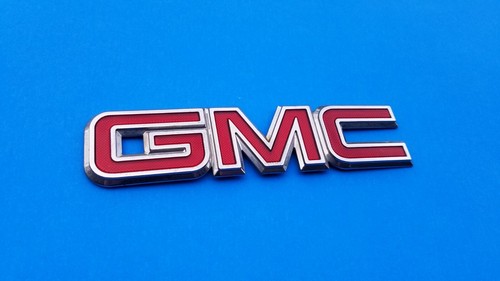 GMC YUKON SONOMA SIERRA TRUCK REAR LID EMBLEM LOGO BADGE SYMBOL USED ...
