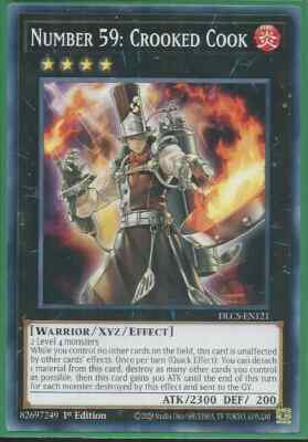 Yugioh - Number 59: Crooked Cook - 1st Edition Card | eBay