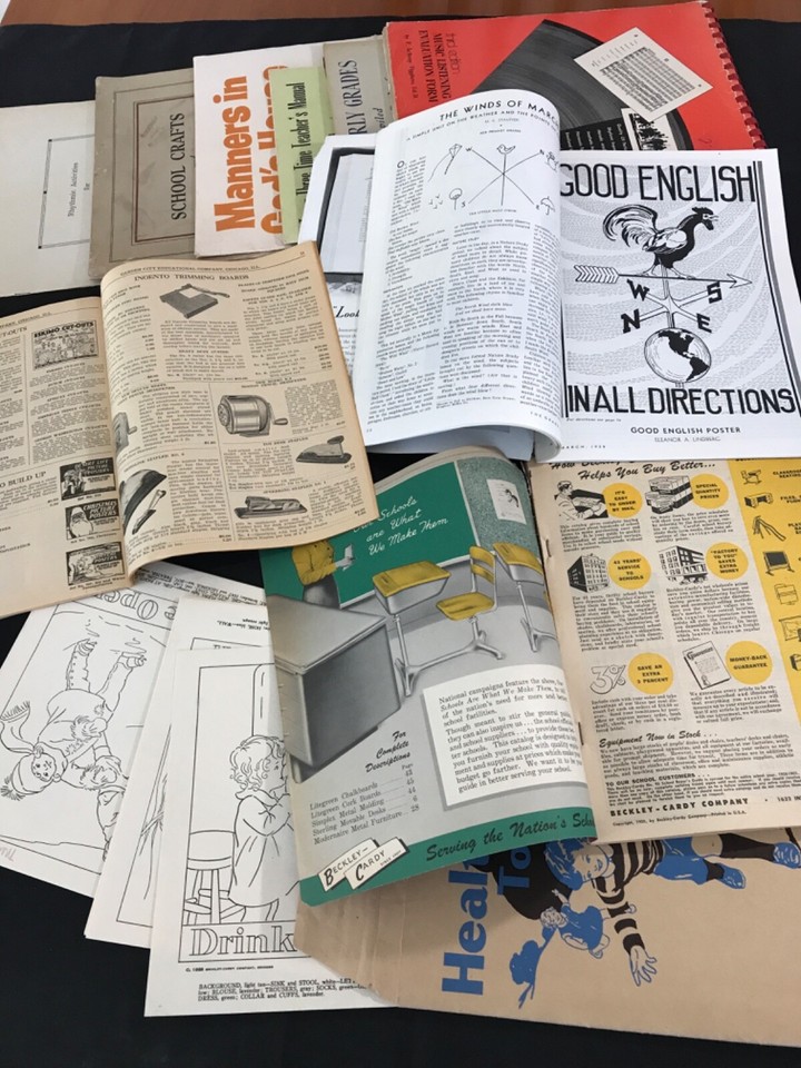 LARGE LOT 1950 - 60s School Classroom Catalogs, Teacher AIDS ...