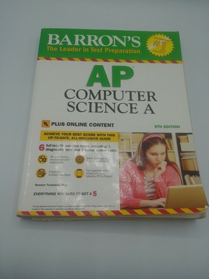 Barron's AP Computer Science A with Online Tests 9781438009193| eBay